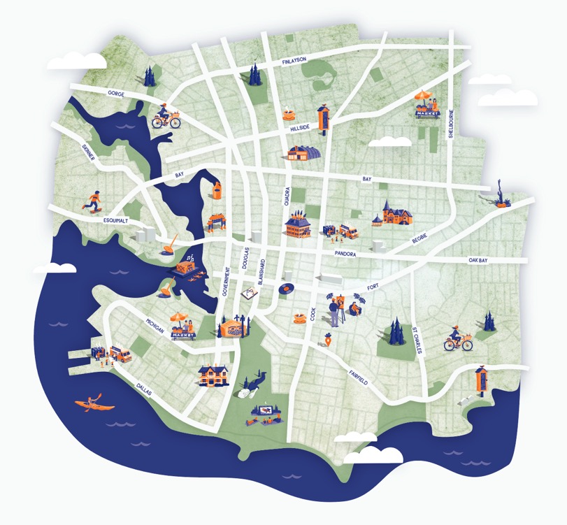 Kevin Creative map illustration